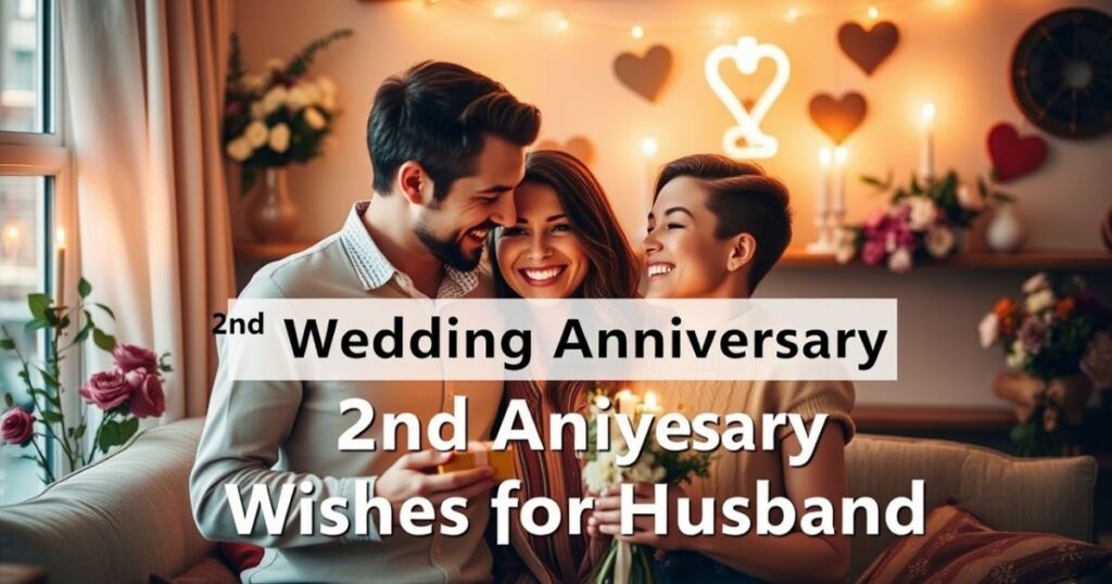 2nd Wedding Anniversary Wishes for Husband