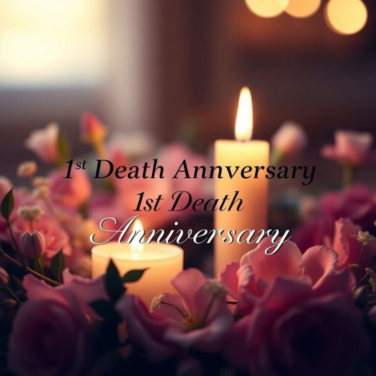 25+ Heartfelt 1st Death Anniversary Messages